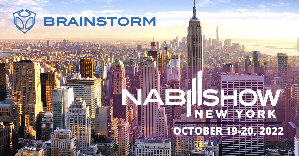 Brainstorm to showcase Suite 5.1 and Edison PRO at NAB New York ... Brainstorm to showcase Suite 5.1 and Edison PRO at NAB New York ...