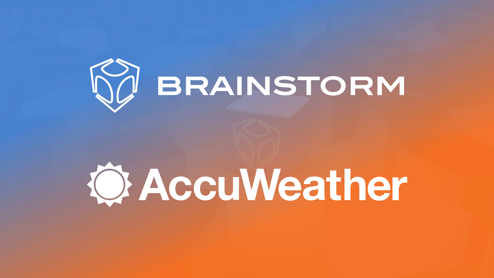 Brainstorm and AccuWeather® Team Up On Joint Development